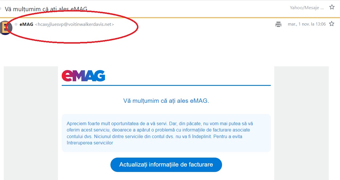 Atenție la e-mailurile primite. Ce detaliu trebuie verificat, pentru a ...