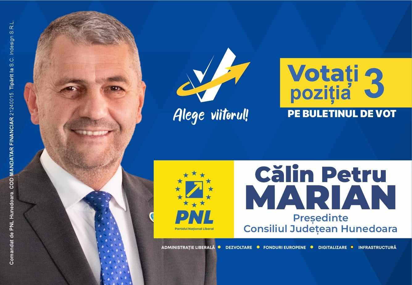 (PE) Călin Petru Marian: Împreună facem schimbarea! - Știri din Hunedoara